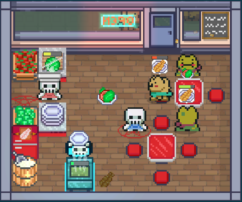 Bone’s Cafe – Acute Owl Studio